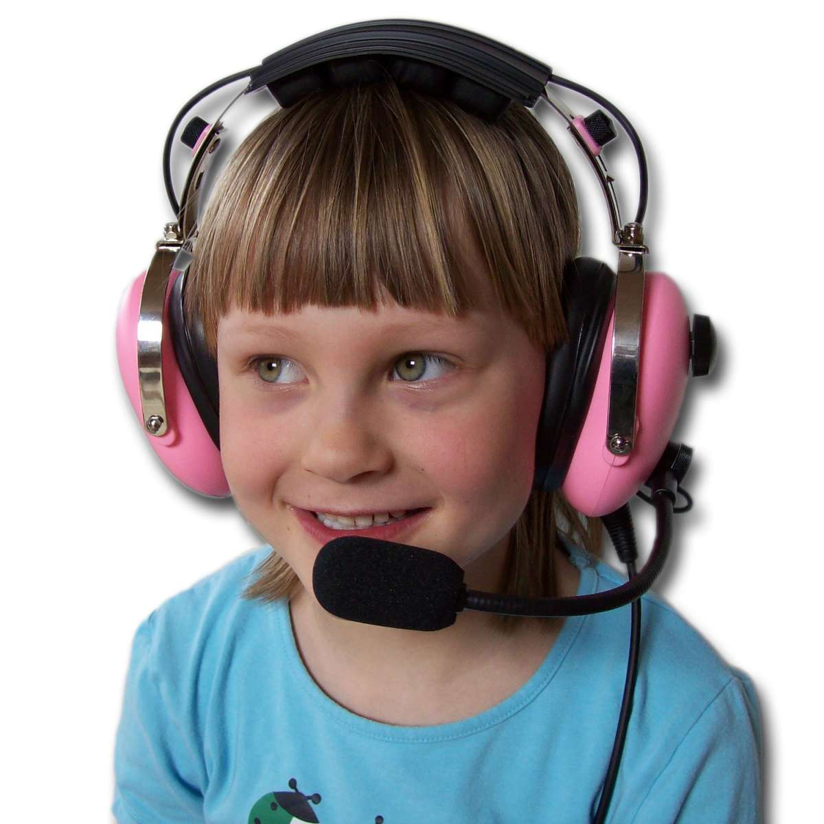 Piloten Headset / Aviation Headset AeroStar child pink | Aerostar